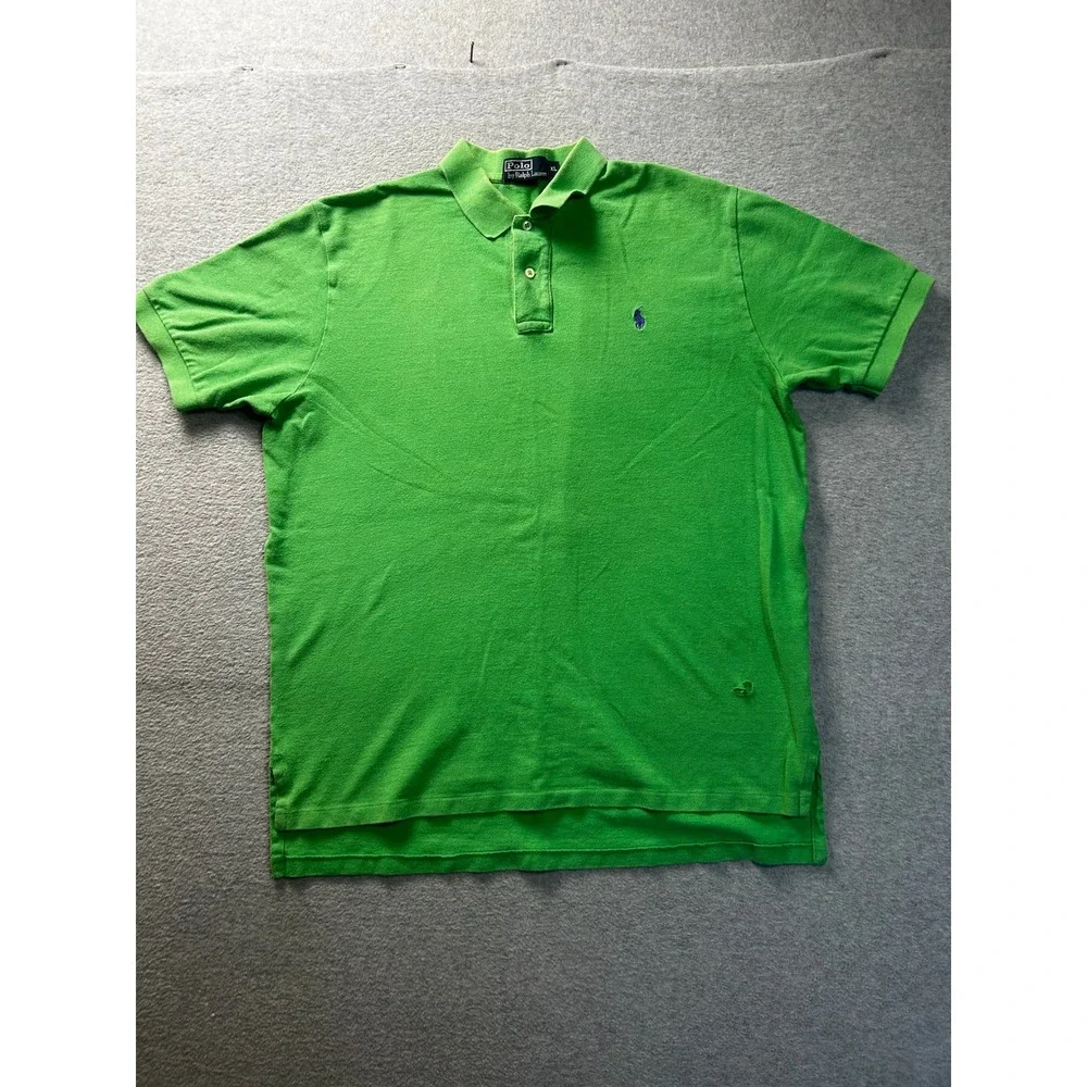 Polo Ralph Lauren | Shirts | Polo Ralph Lauren Mens Xl Green Polo Shirt ...